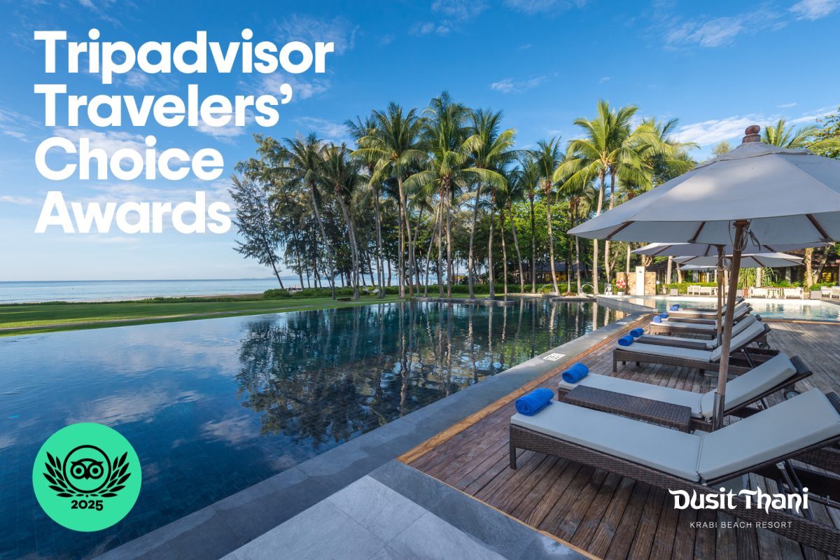โรงแรมดุสิตธานี กระบี่ บีช รีสอร์ท ได้รับรางวัล TripAdvisor Travelers' Choice Awards ประจำปี ...